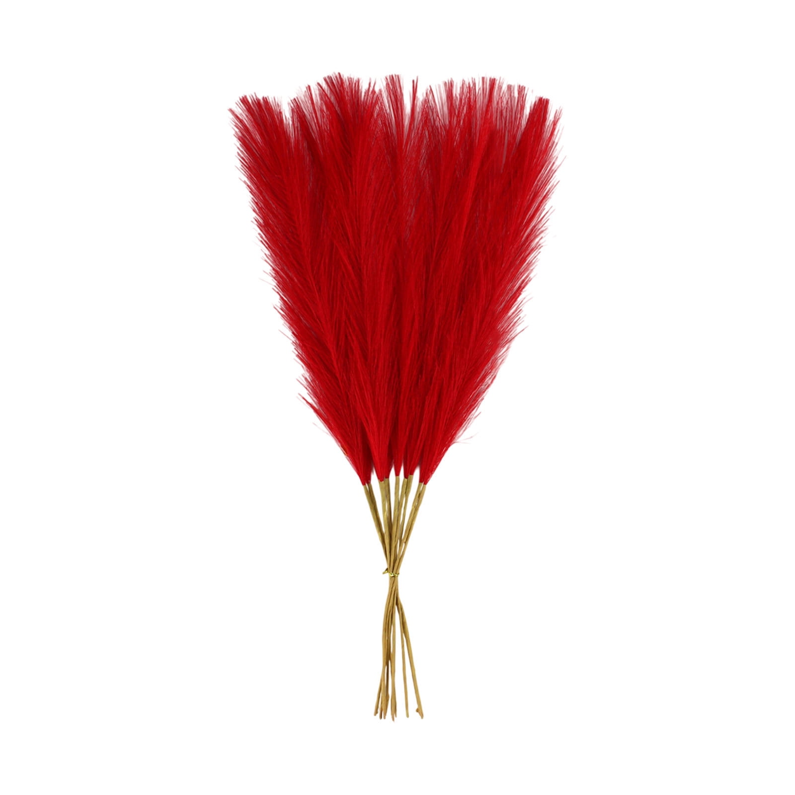 Faux Pampas Grass Decor, Artificial Pampas Grass Fluffy Pompous Flower ...