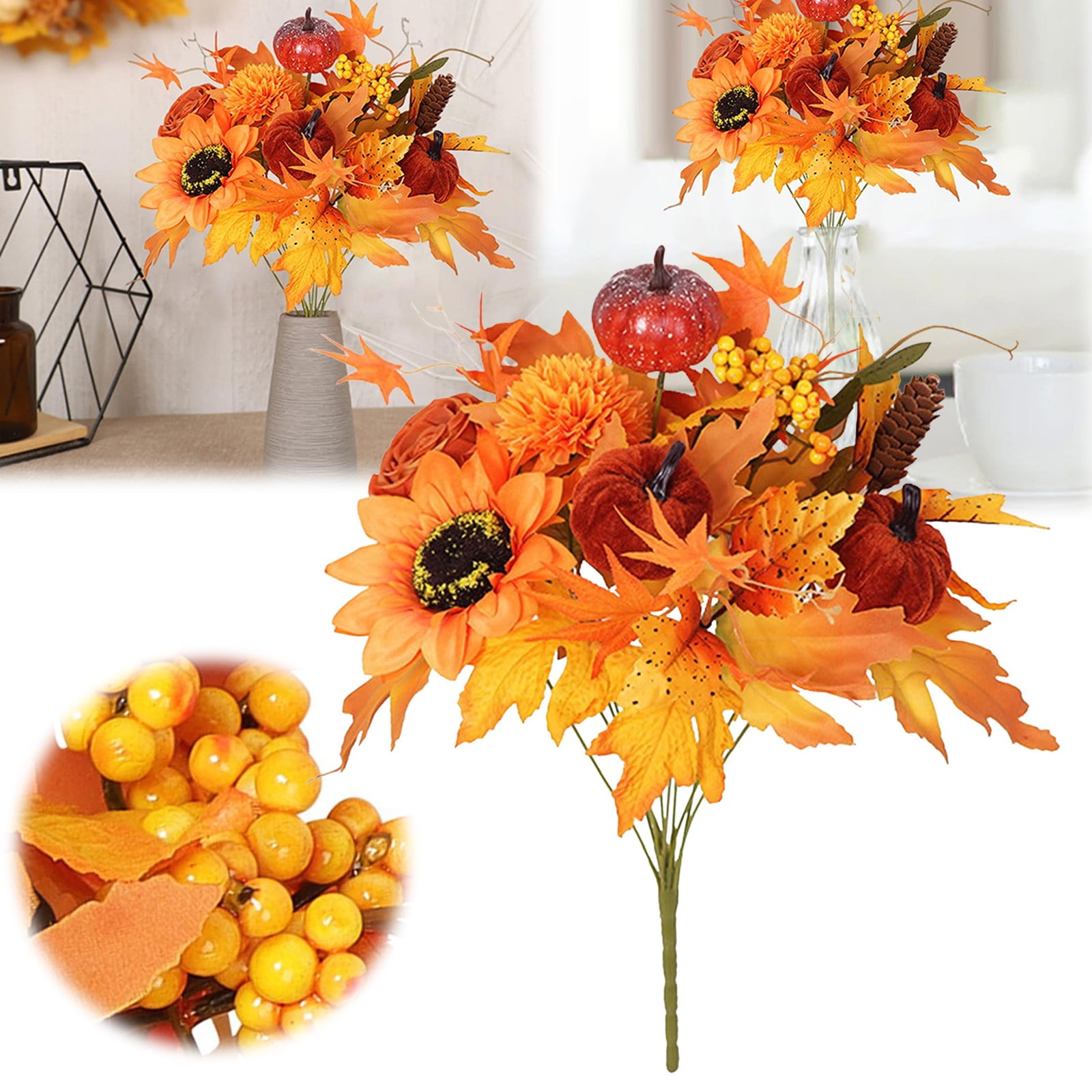 Faux Plant Tall, Large Flowers For Wall Decoration, Flower Arrangements ...