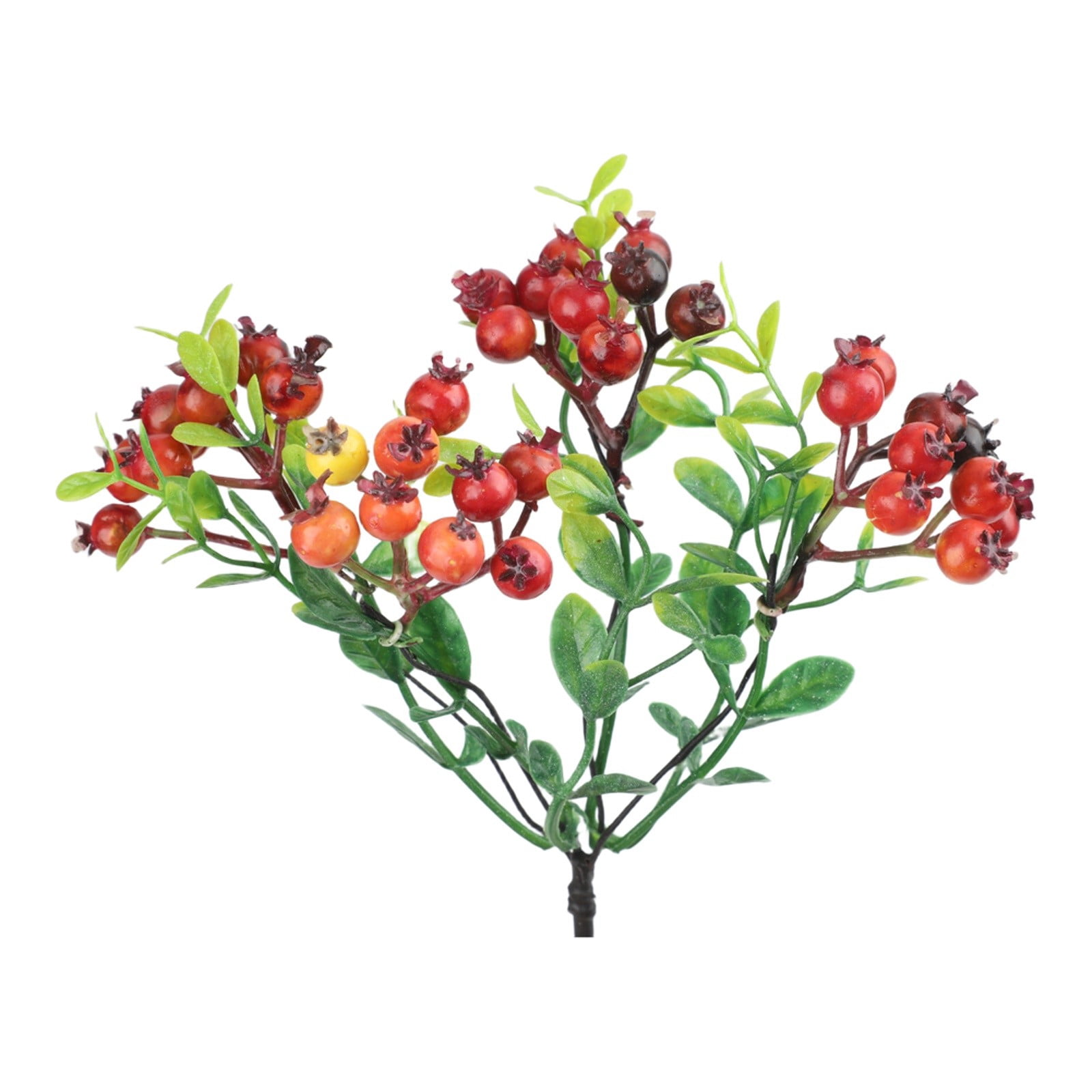 Faux Plants Artificial Berry Flowers Home Decoration Realistic Floral ...