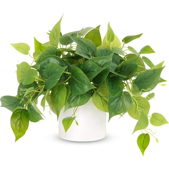 Faux Plants Indoor, Pothos Small Fake Plants for Home Decor Indoor Fake ...