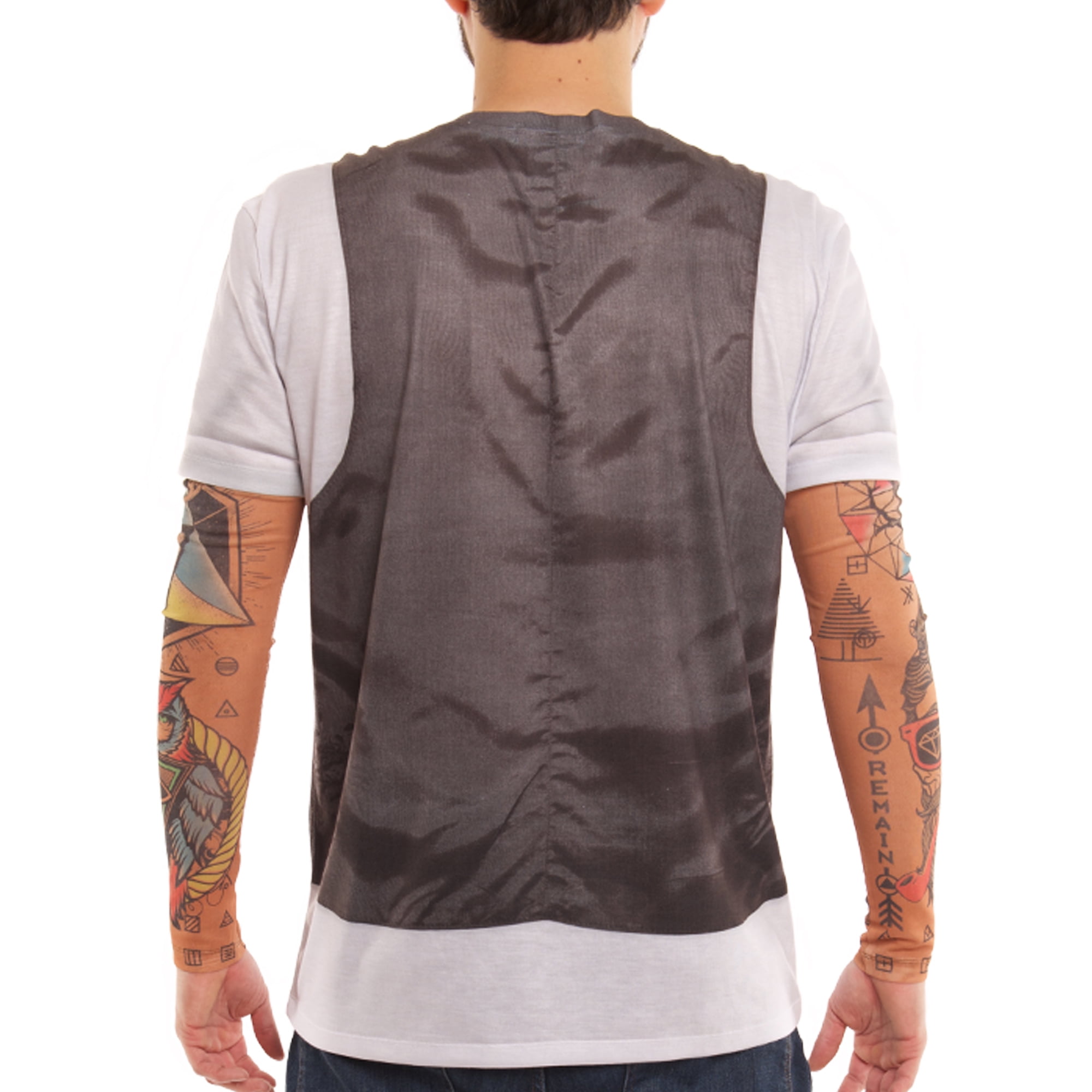 Faux Real F130702 Hipster Vest Tattoo-XXL - Walmart.com