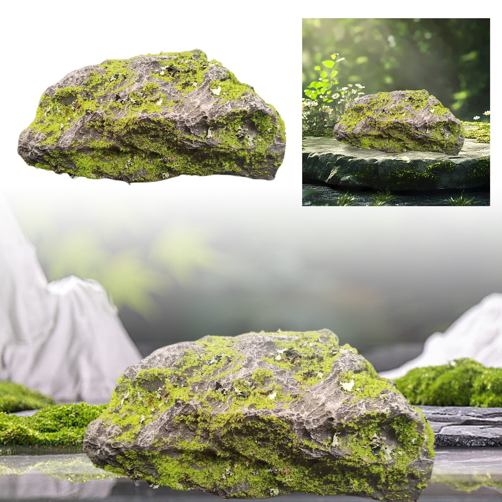Rock Cover for Landscaping Artificial Stone Decoration Lightweight PU ...