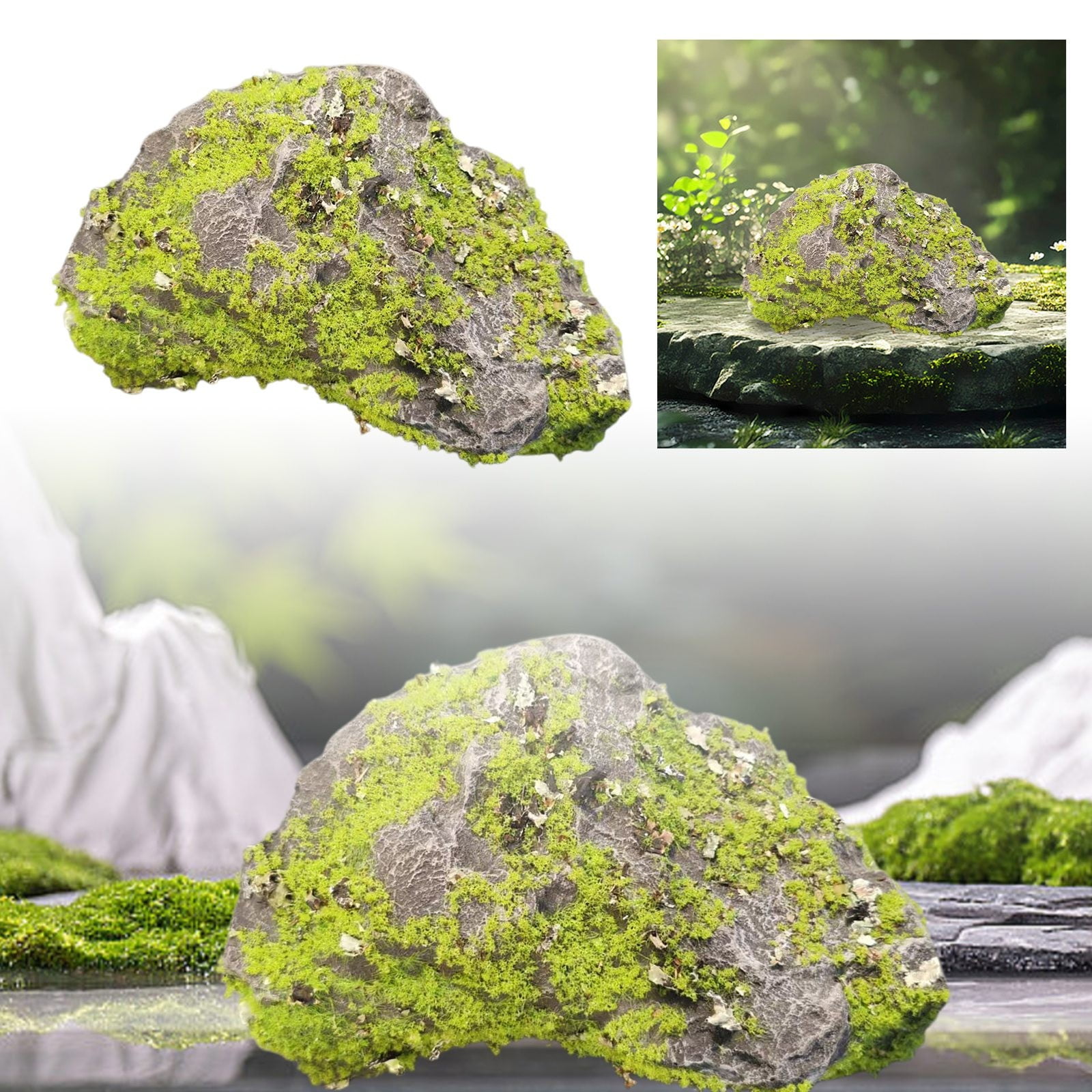 Rock Cover for Landscaping Artificial Stone Decoration Lightweight PU ...