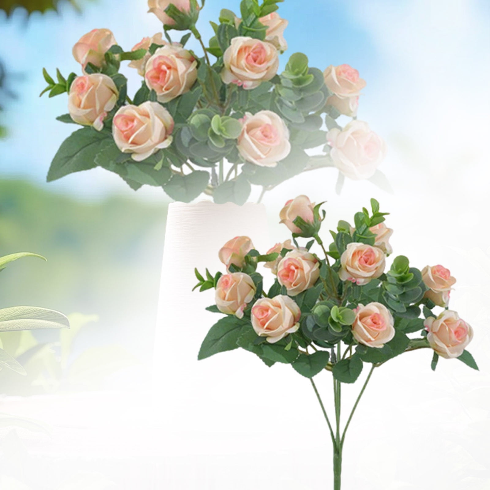 Rose Flower Stems - Artificial Rose Branches for Wedding Centerpieces ...