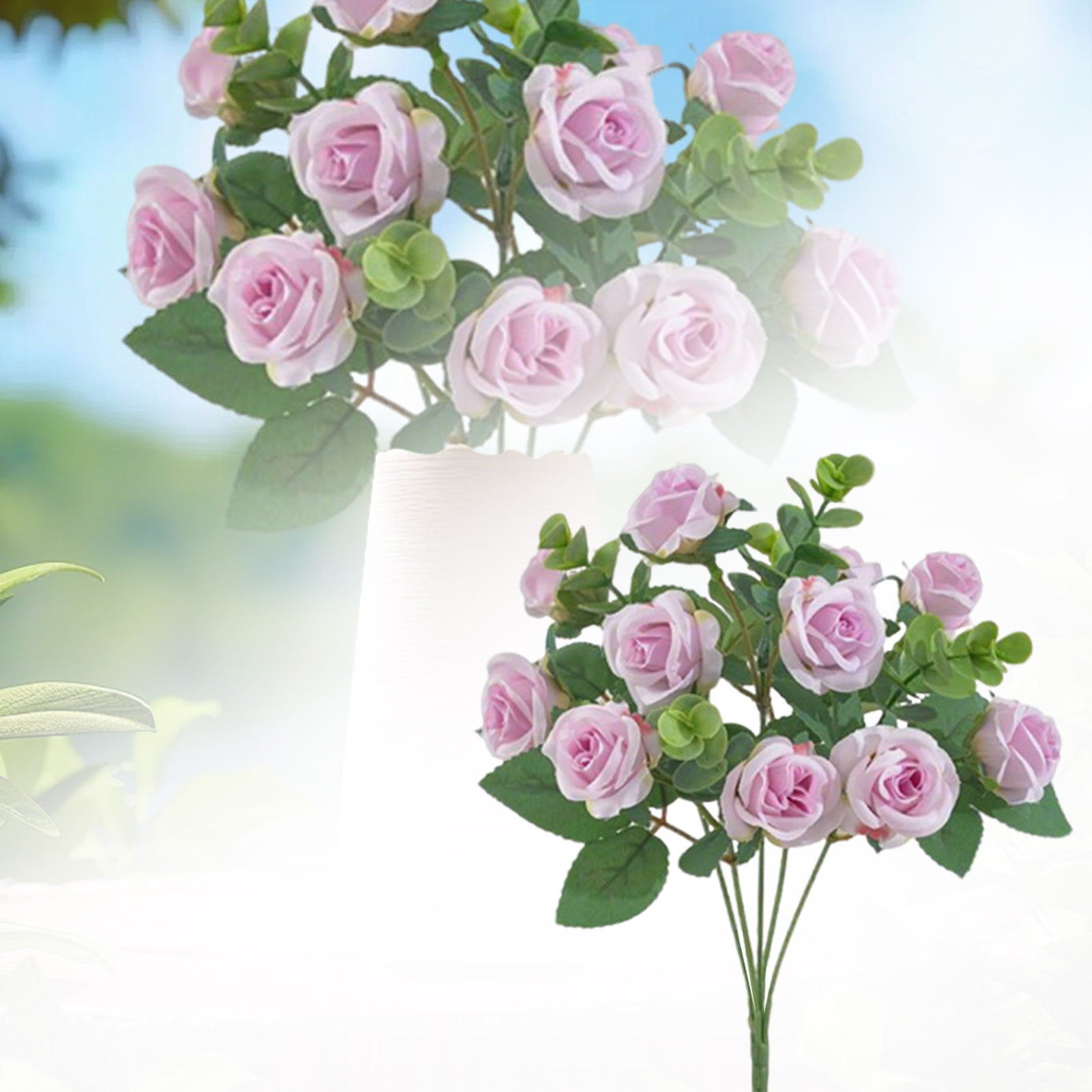 Rose Flower Stems - Artificial Rose Branches for Wedding Centerpieces ...