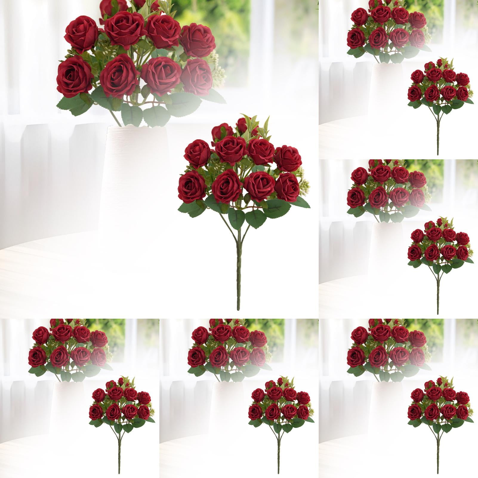 Rose Flowers - Realistic Artificial Rose Bunches for Wedding ...