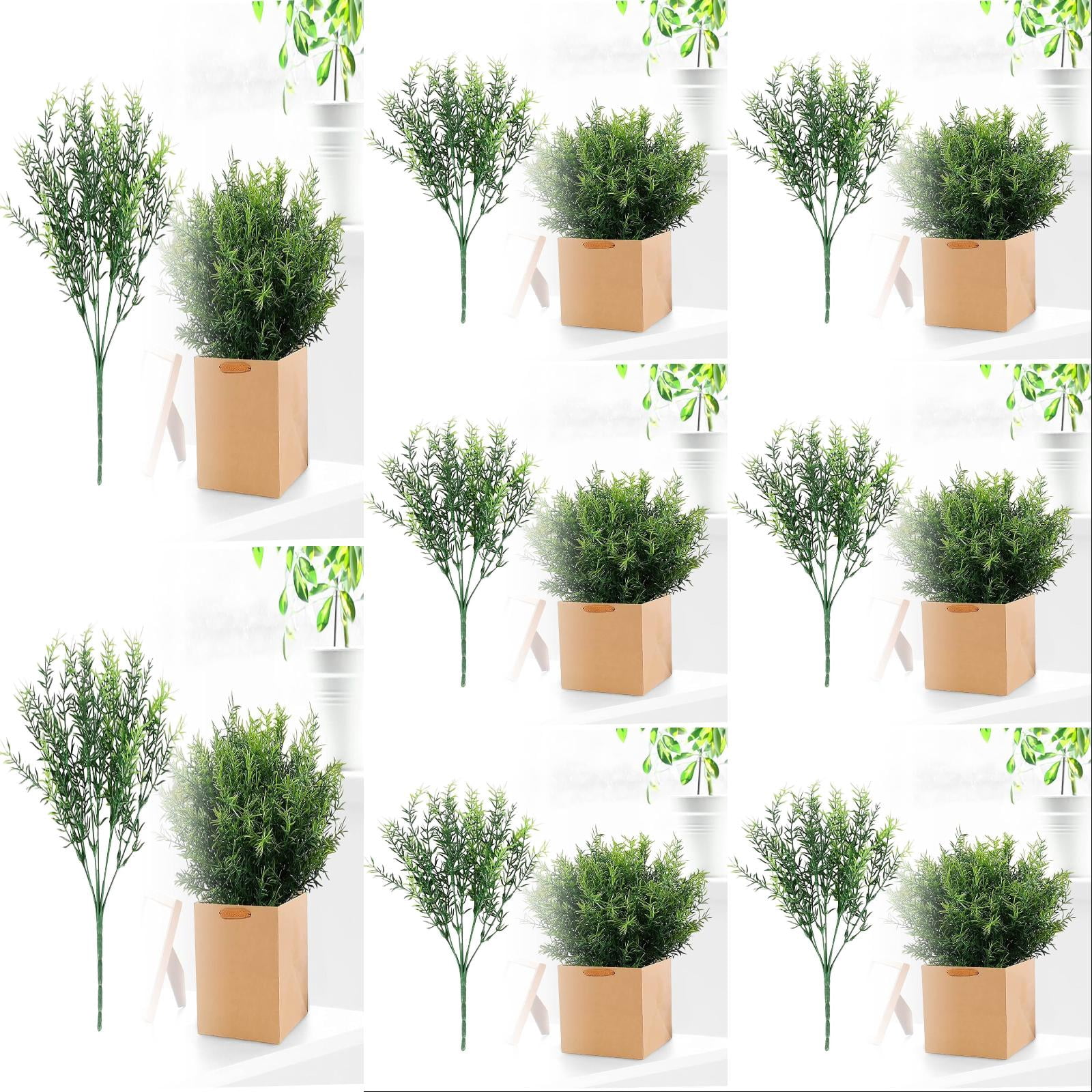Rosemary - 14" Artificial Rosemary Stems with 7 Realistic Branches, Low ...
