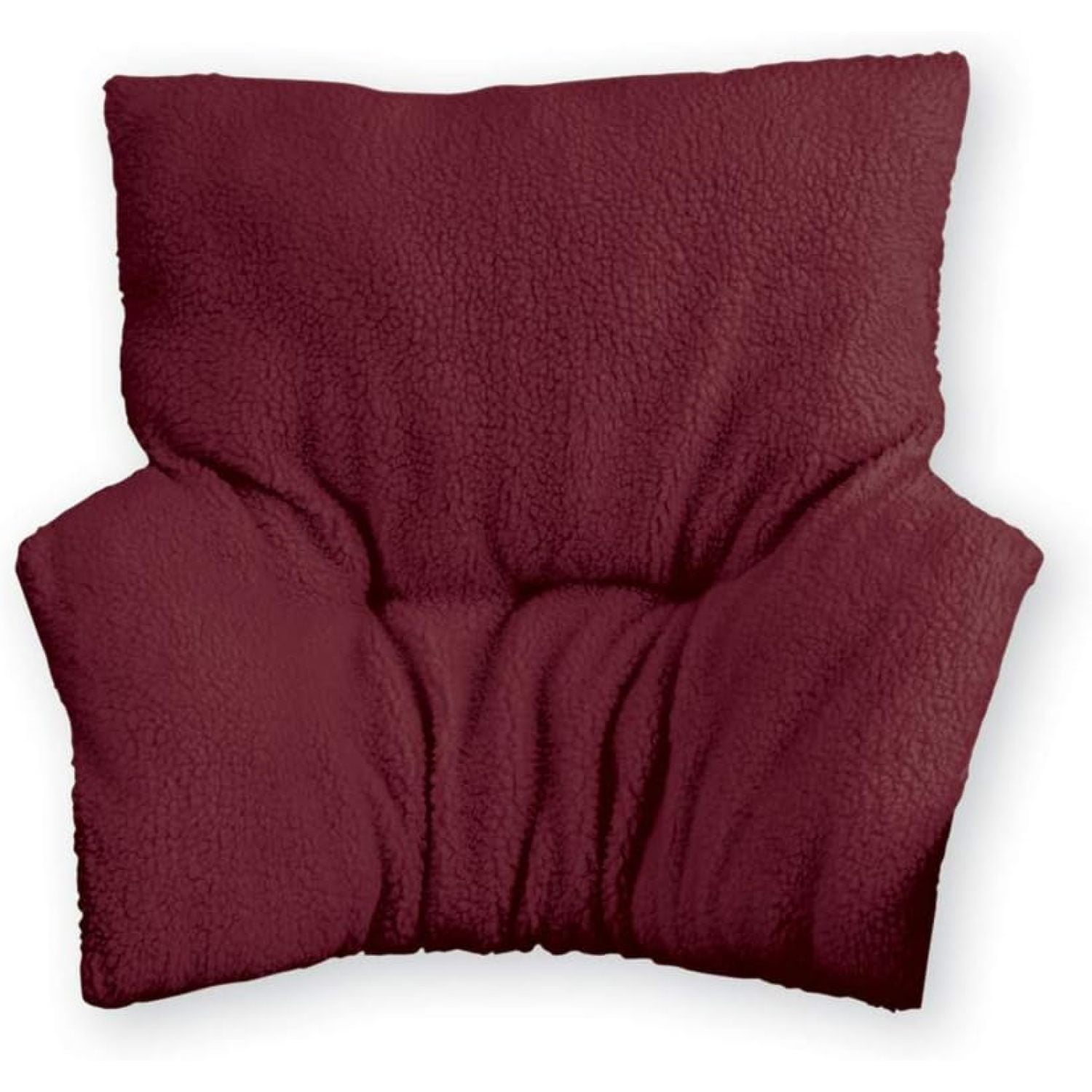 Faux Sheepskin Deluxe Back Rest Support Cushion - Lower Back Support ...