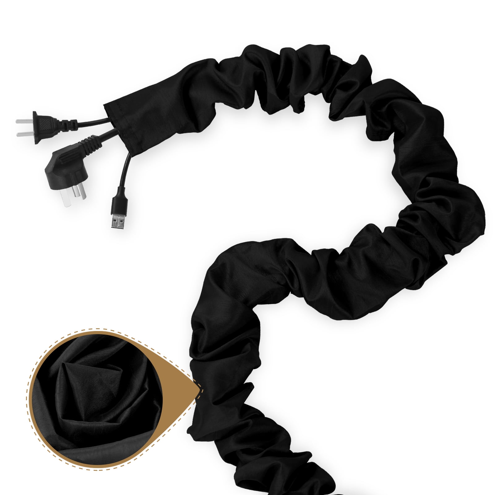 Faux Silk Chandelier Chain Cover - Protect & Conceal Light Fixture ...