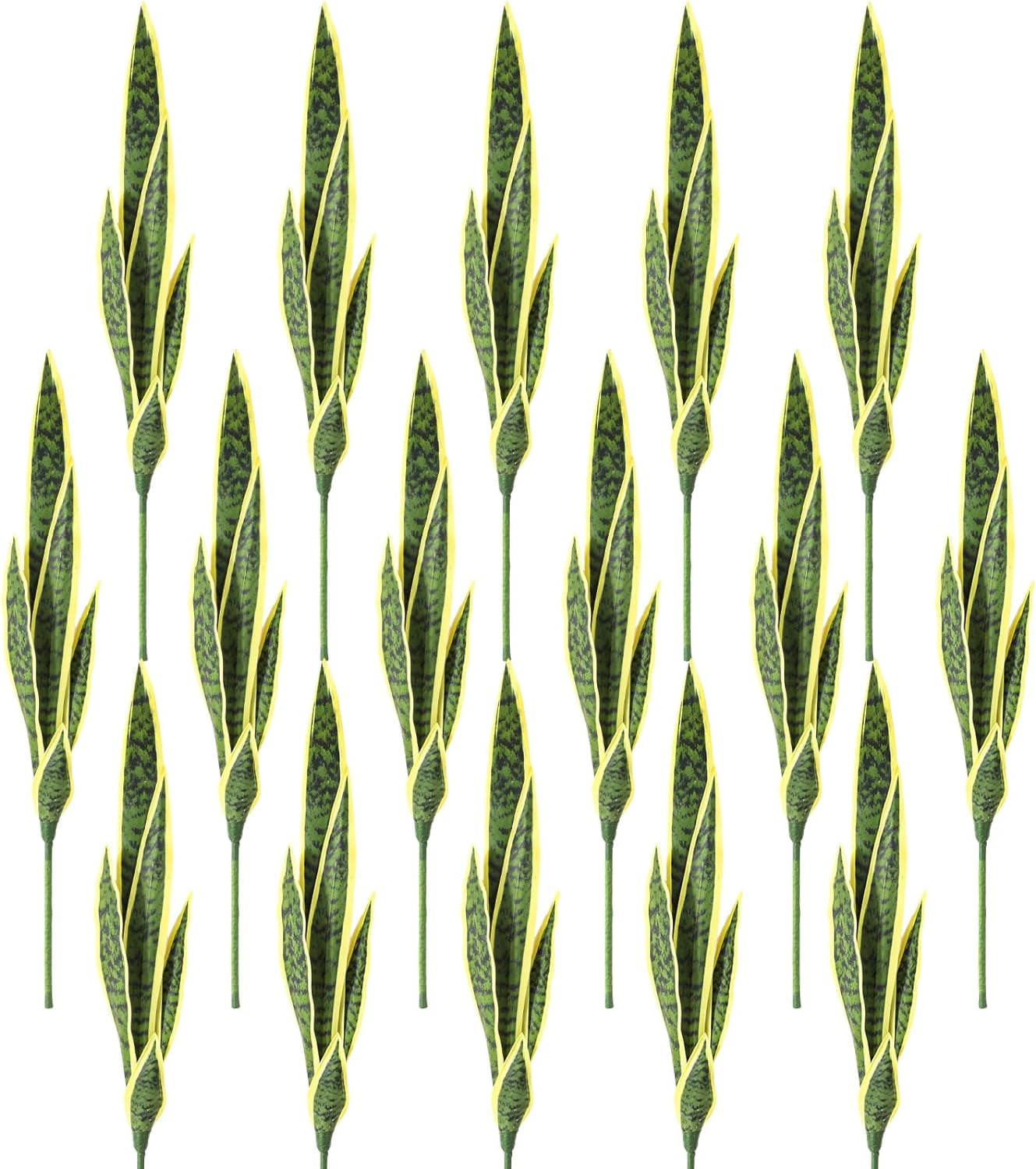 Faux Snake Plant 30 Inch Artificial Snake Plant Tall Faux Agave Plant ...