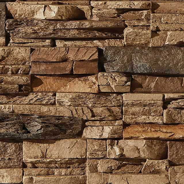 Faux Stacked Stone Veneer | 3D Wall Panel Sample | Sedona | Exterior ...