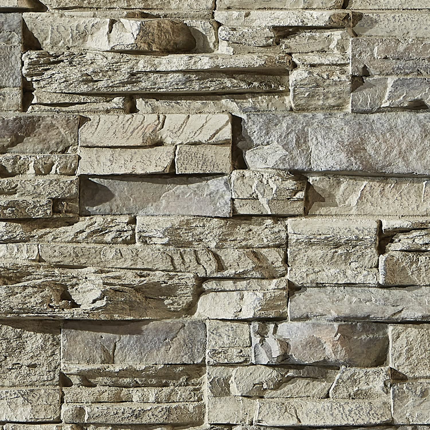 Faux Stacked Stone 3d Textured Wall Panel Sample Sedona 8l X 8h