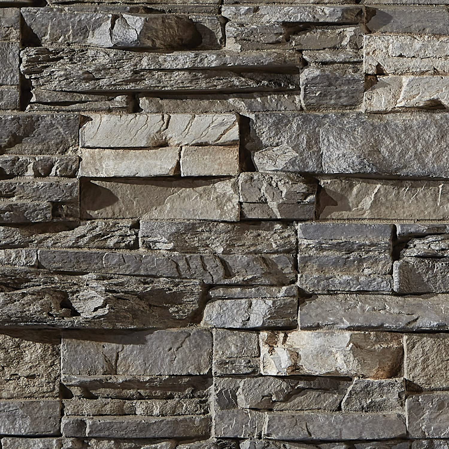 Faux Stacked Stone 3D Textured Wall Panel Sample | Sedona | 8"L x 8"H ...