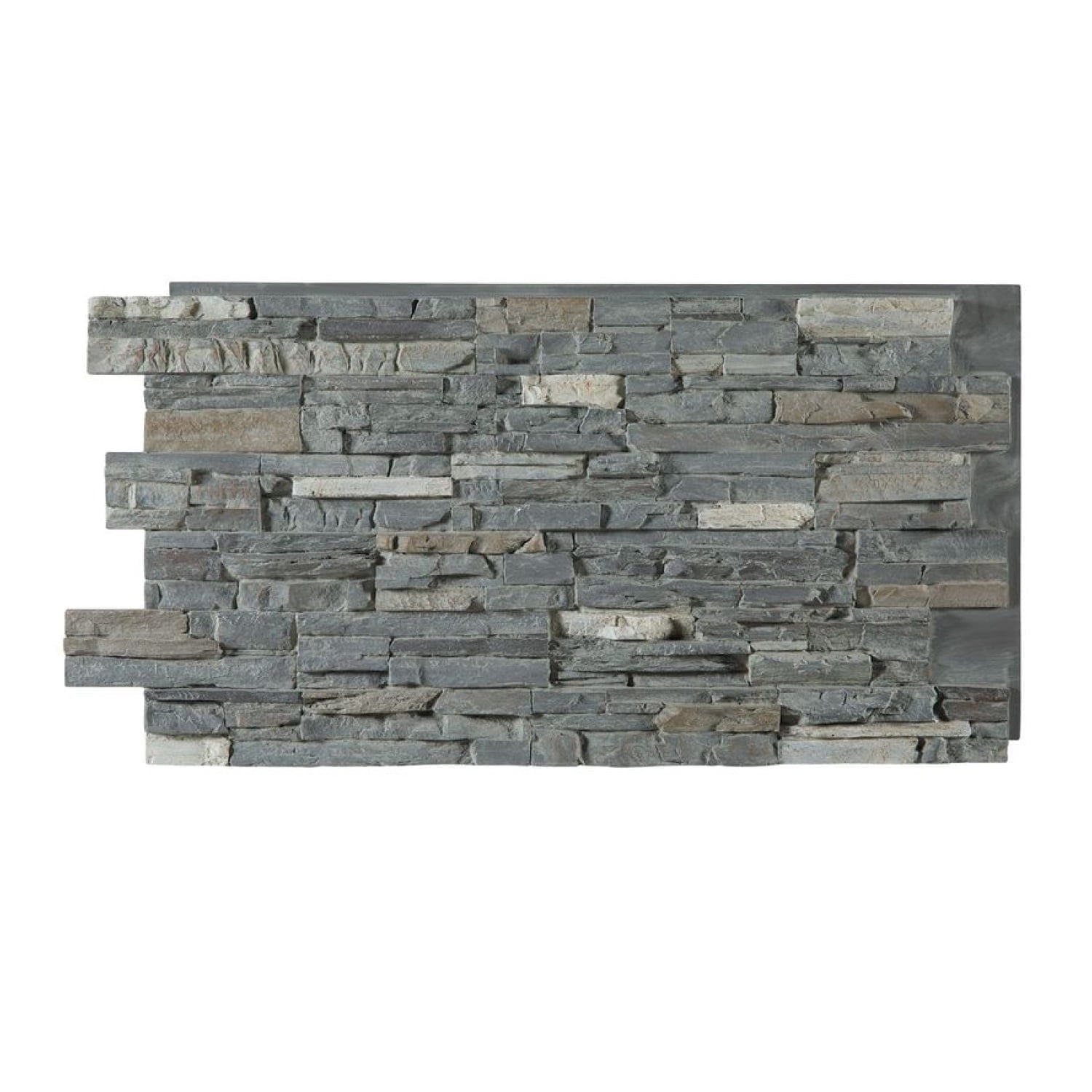 Faux Stacked Stone 3D Textured Wall Panel | Sedona | 48''L x 24''H x 2 ...