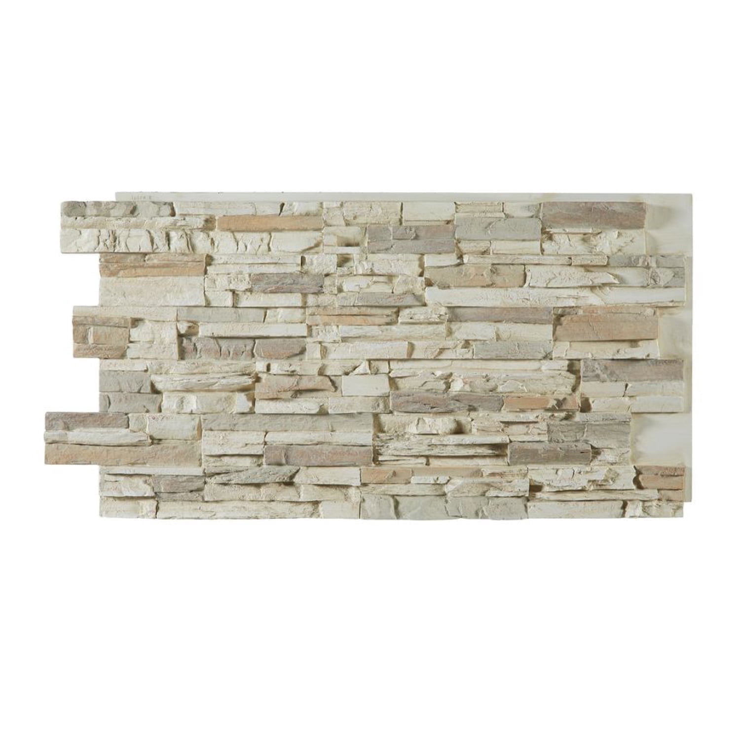 Faux Stacked Stone 3D Textured Wall Panel | Sedona | 48''L x 24''H x 2 ...