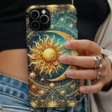 Faux Stained Glass Floral Pink Girly Art Case for iPhone 17 16 15 14 13 ...