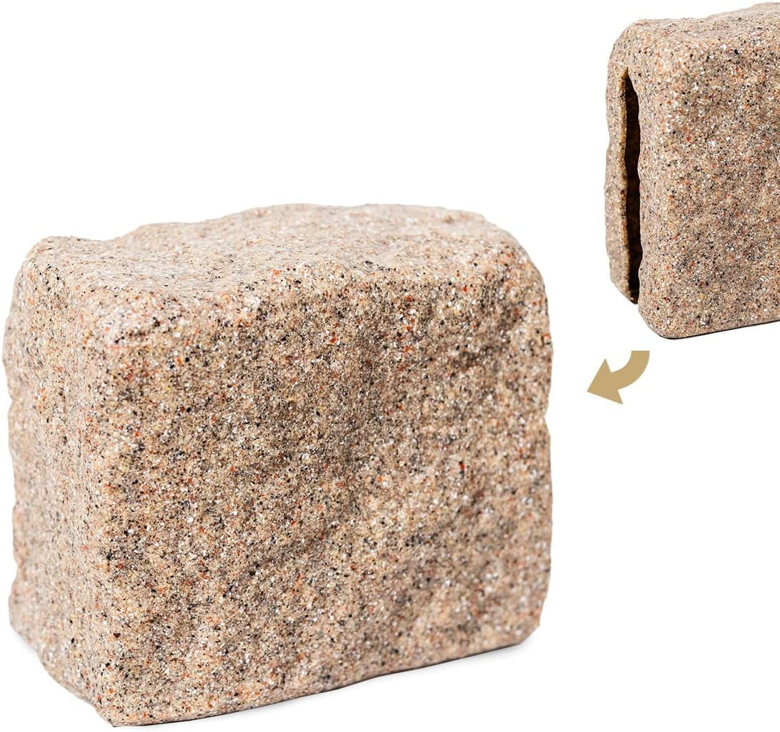 Faux Stone End Block – 7" L x 4" W x 6.5" H – DIY Dig-Free Landscape ...