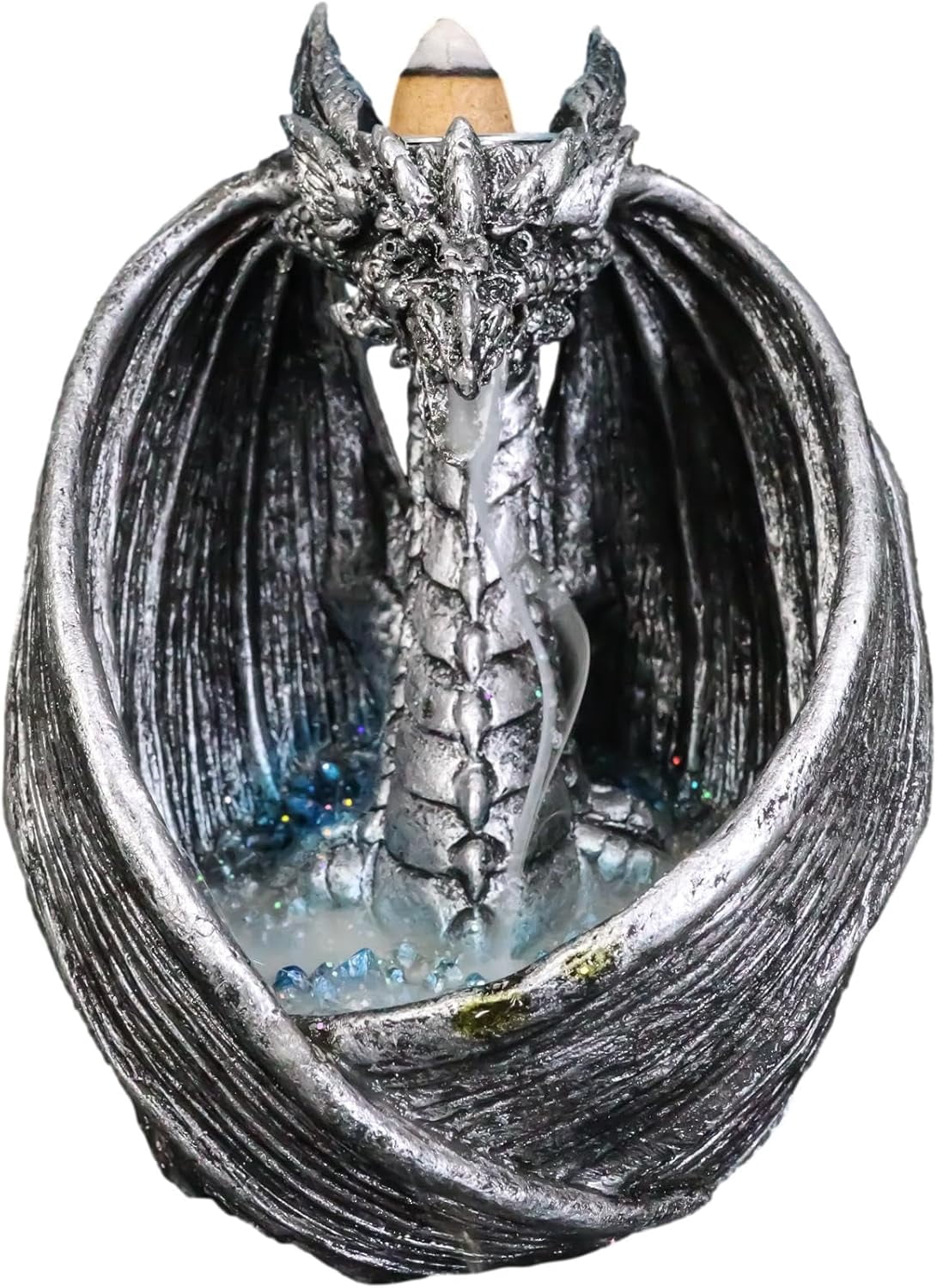 Faux Stone Erasmus Ancient Wise Dragon Protecting Rune Crystals ...