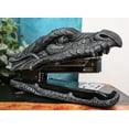 Faux Stone Legendary Fire Dragon Head Stapler Office Desktop Accessory ...