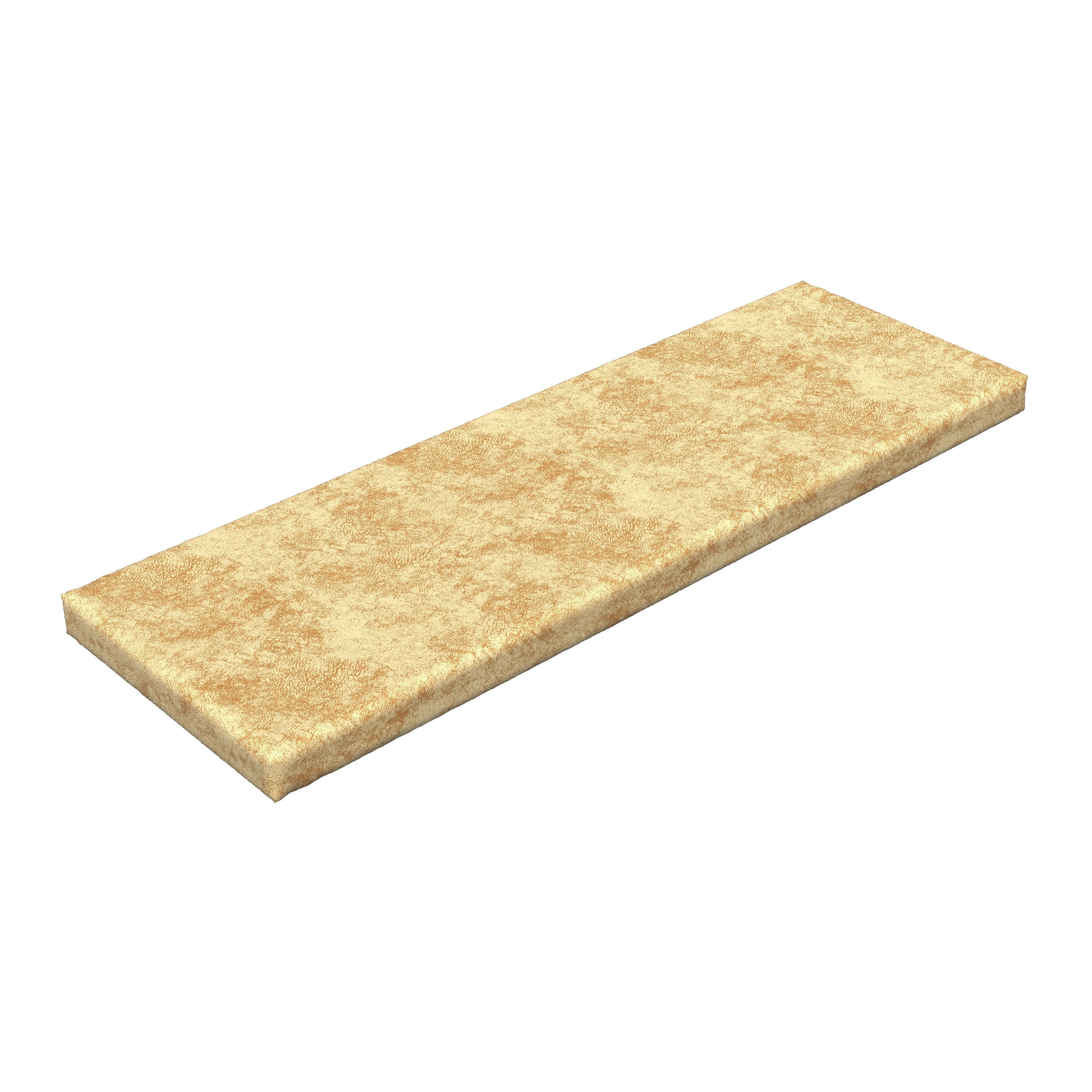 Faux Suede Bench Cushion, Digitally Printed Distressed Texture ...