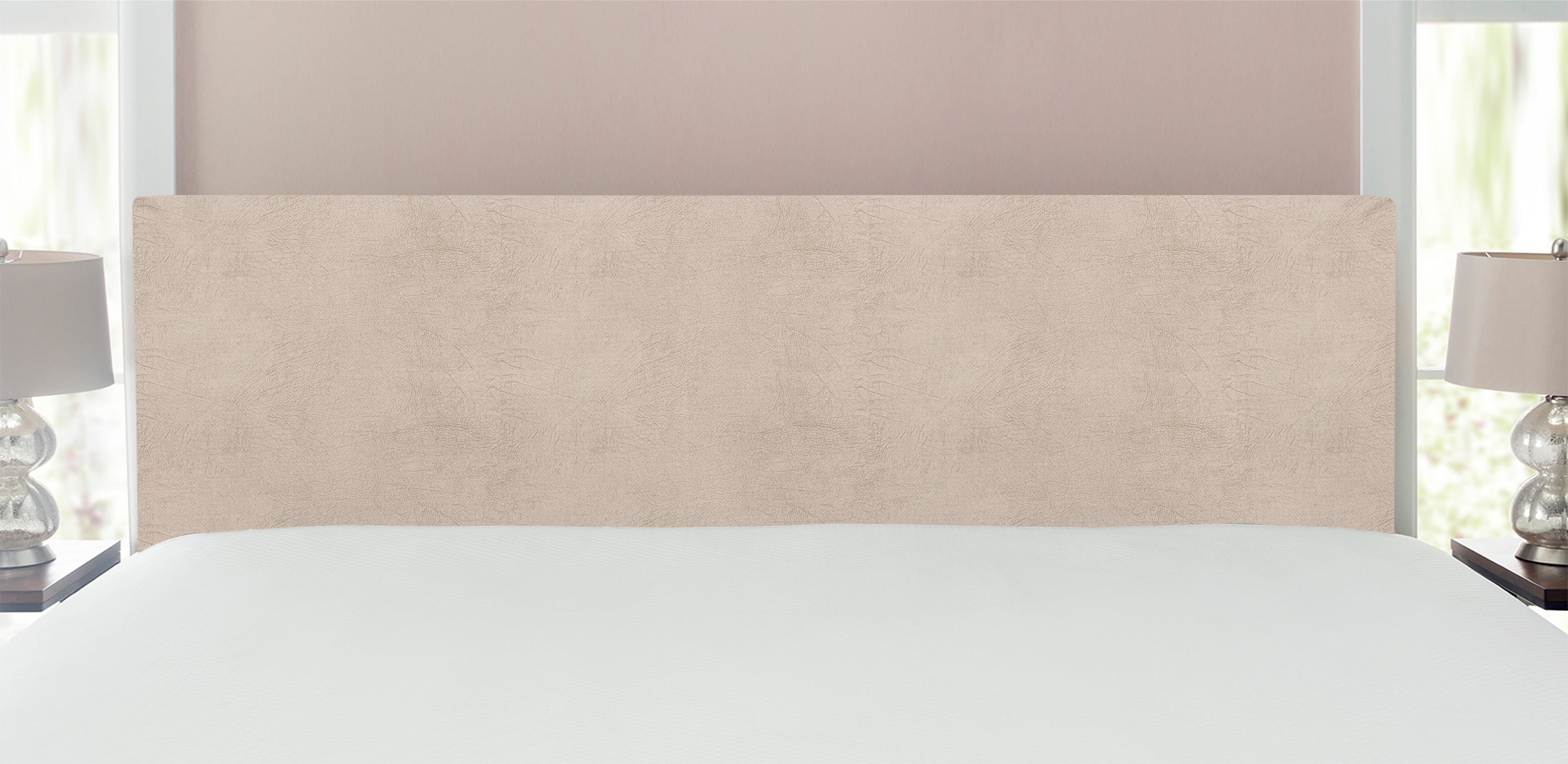 Faux Suede Headboard, Digitally Printed Weathered Texture, Upholstered ...