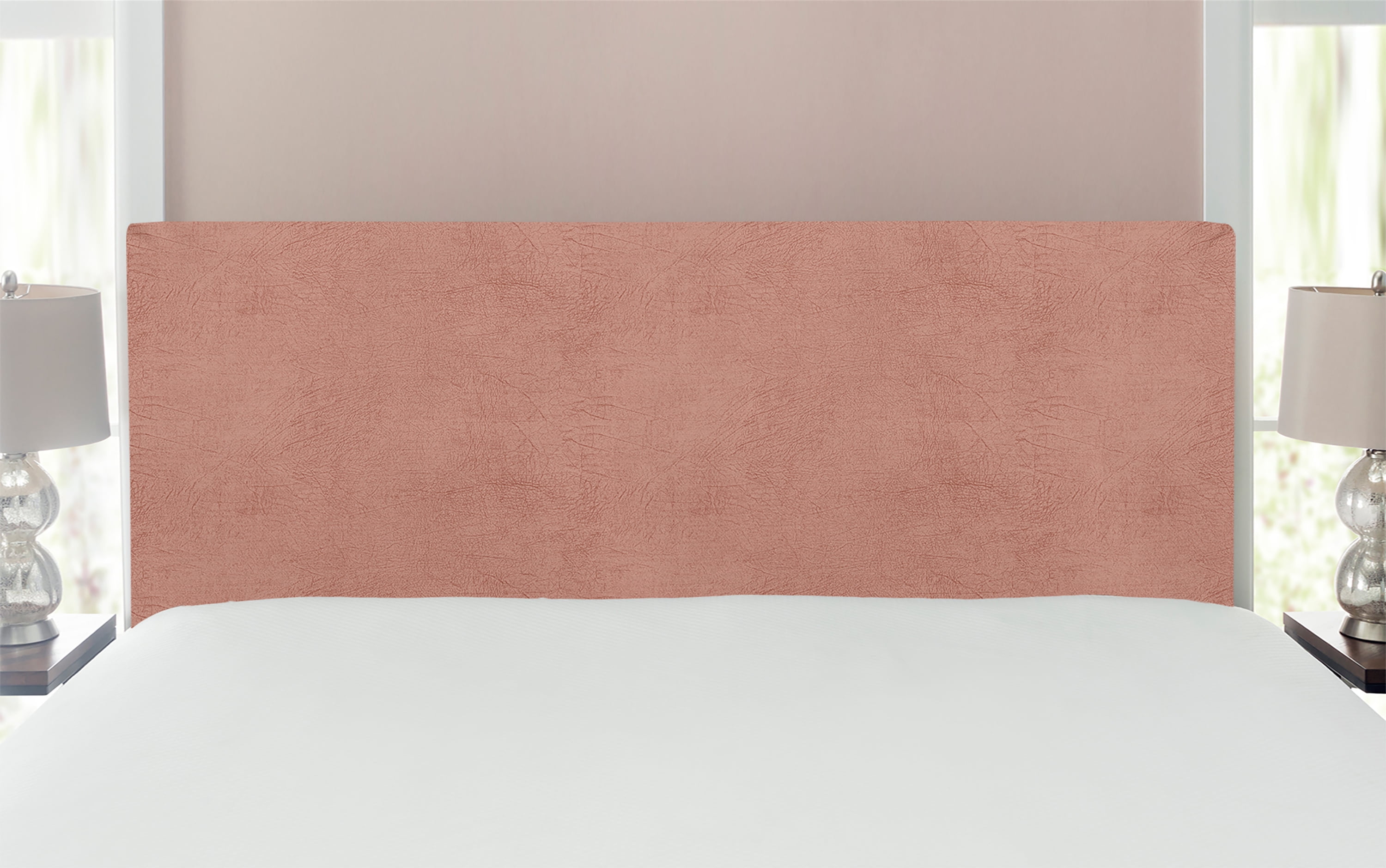 Faux Suede Headboard, Digitally Printed Weathered Texture, Upholstered ...