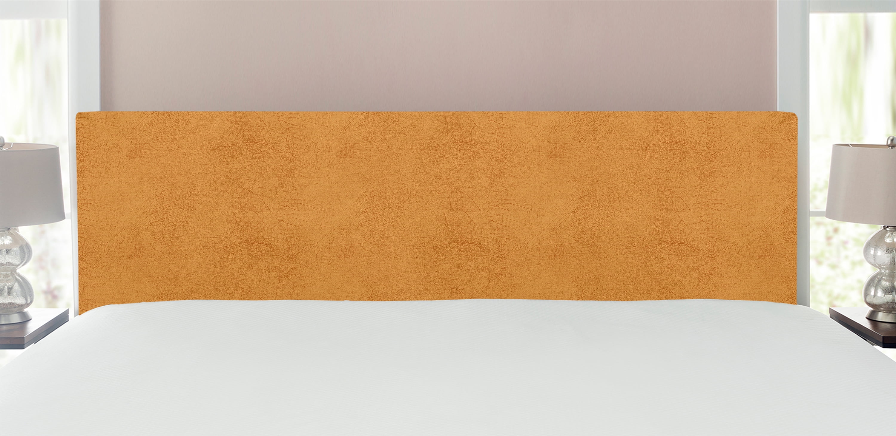 Faux Suede Headboard, Digitally Printed Weathered Texture, Upholstered ...