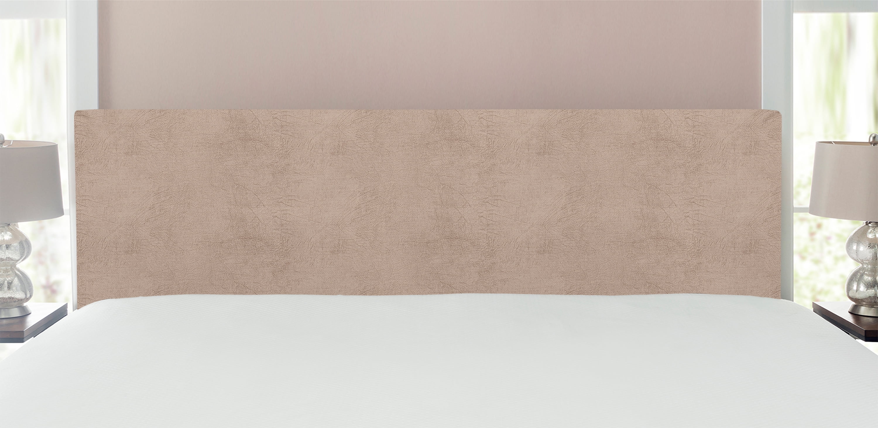 Faux Suede Headboard, Digitally Printed Weathered Texture, Upholstered ...