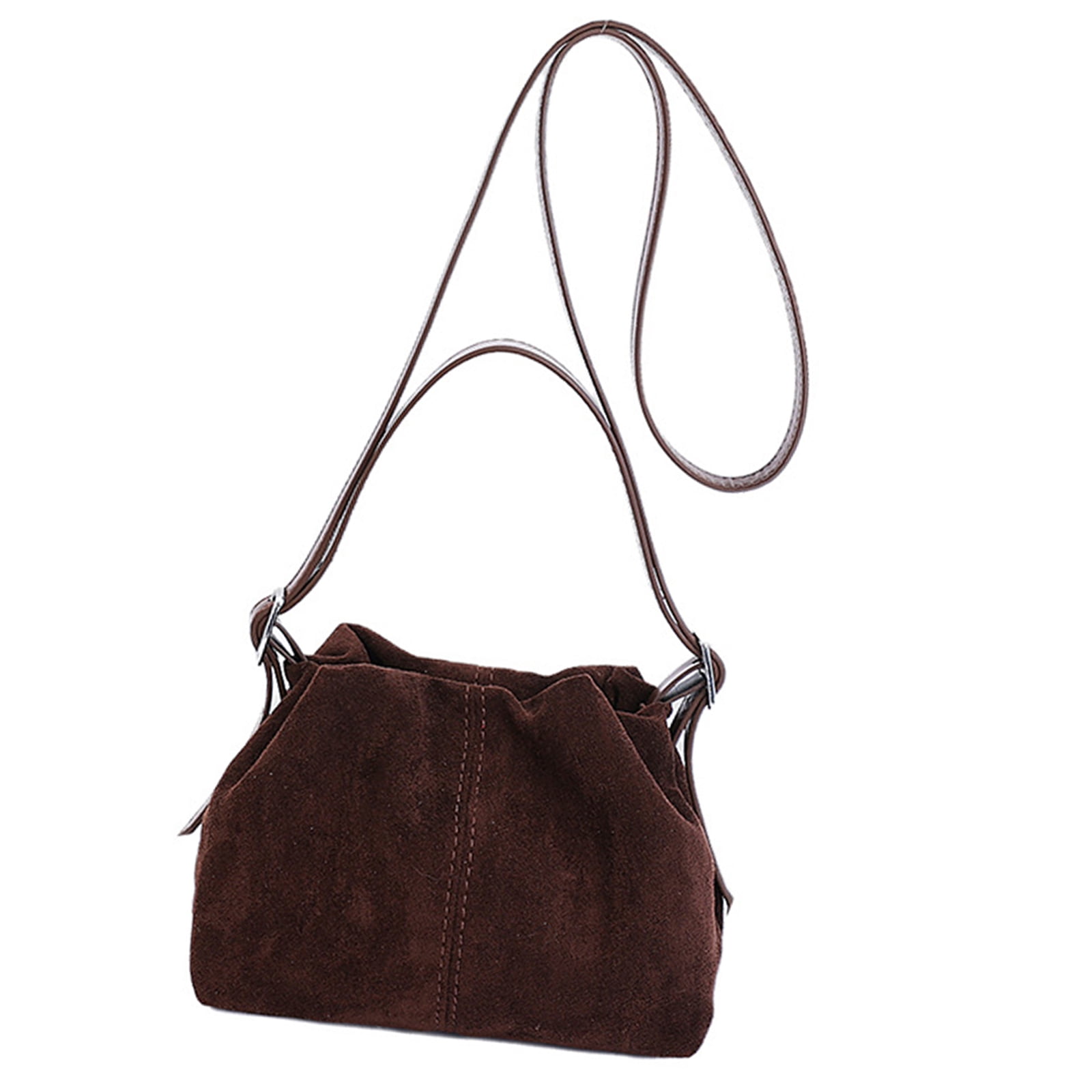 Faux Suedes Purses Women's Shoulder Bags Retro Soft Hobos Bags Trendy ...