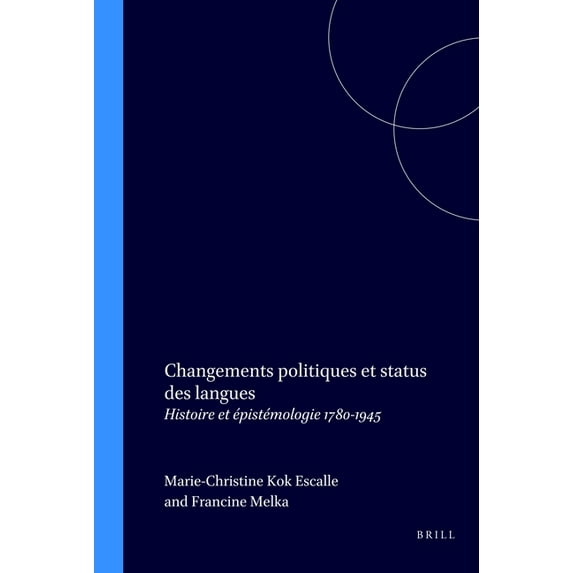 Faux Titre Changements politiques et status des langues, Book 206 ...