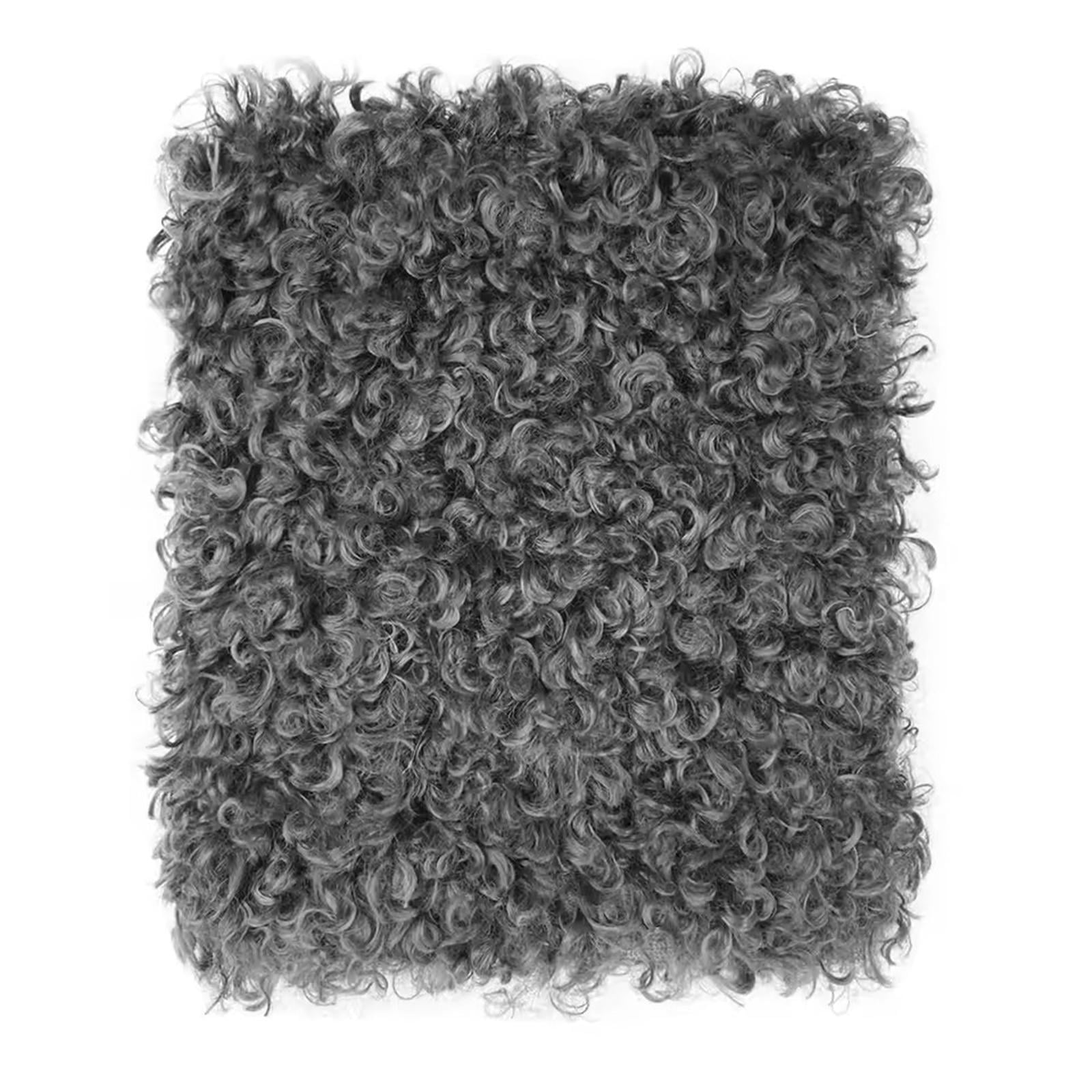 Faux Wool Fleece Fabric Artificial Fur Warm Curly Texture for Winter ...