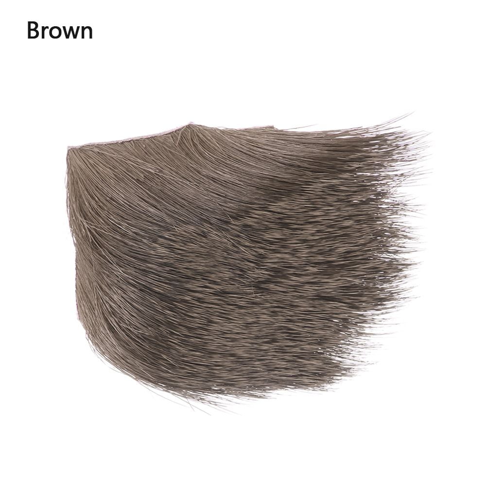 Faux fur 7 Colors Dry Hook Material Fly Hook Deer Hair Patches Fly ...