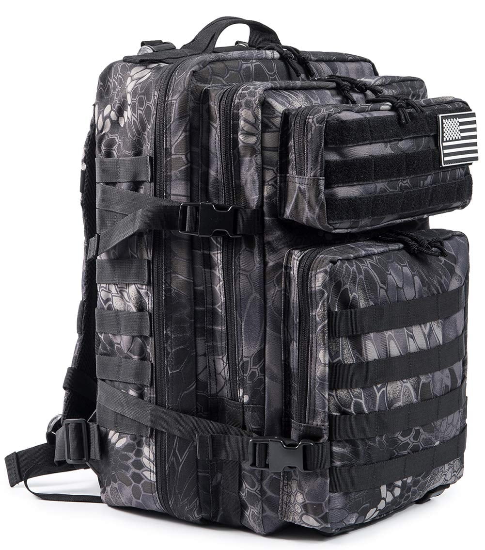 45L Hiking Backpack for Men - 3-Day Tactical Camping Pack with Laptop ...