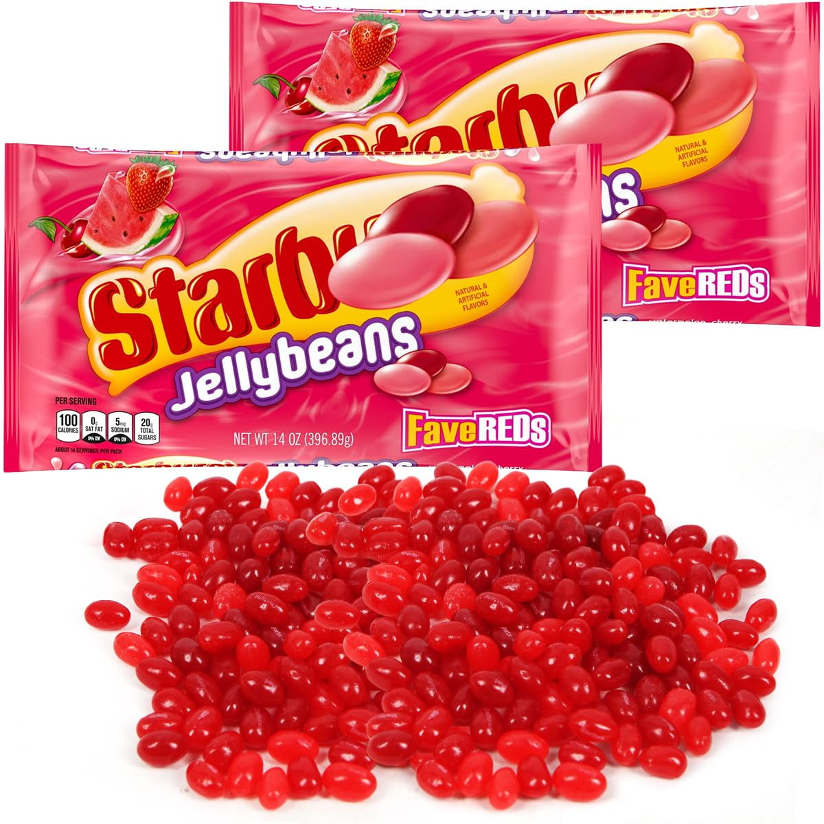 FaveReds Jelly Beans Fruit ESF27 Chews Candy for Kids and Party Favors ...