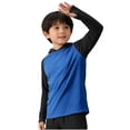 Favoffer Kids' Hooded Sun Protection Coat Solid Color Color Block Long ...
