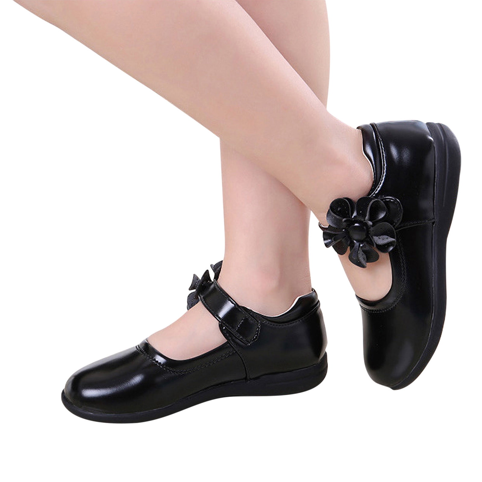 Favoffer Summer Fall New Little Girl Genuine Flower Single Princess ...