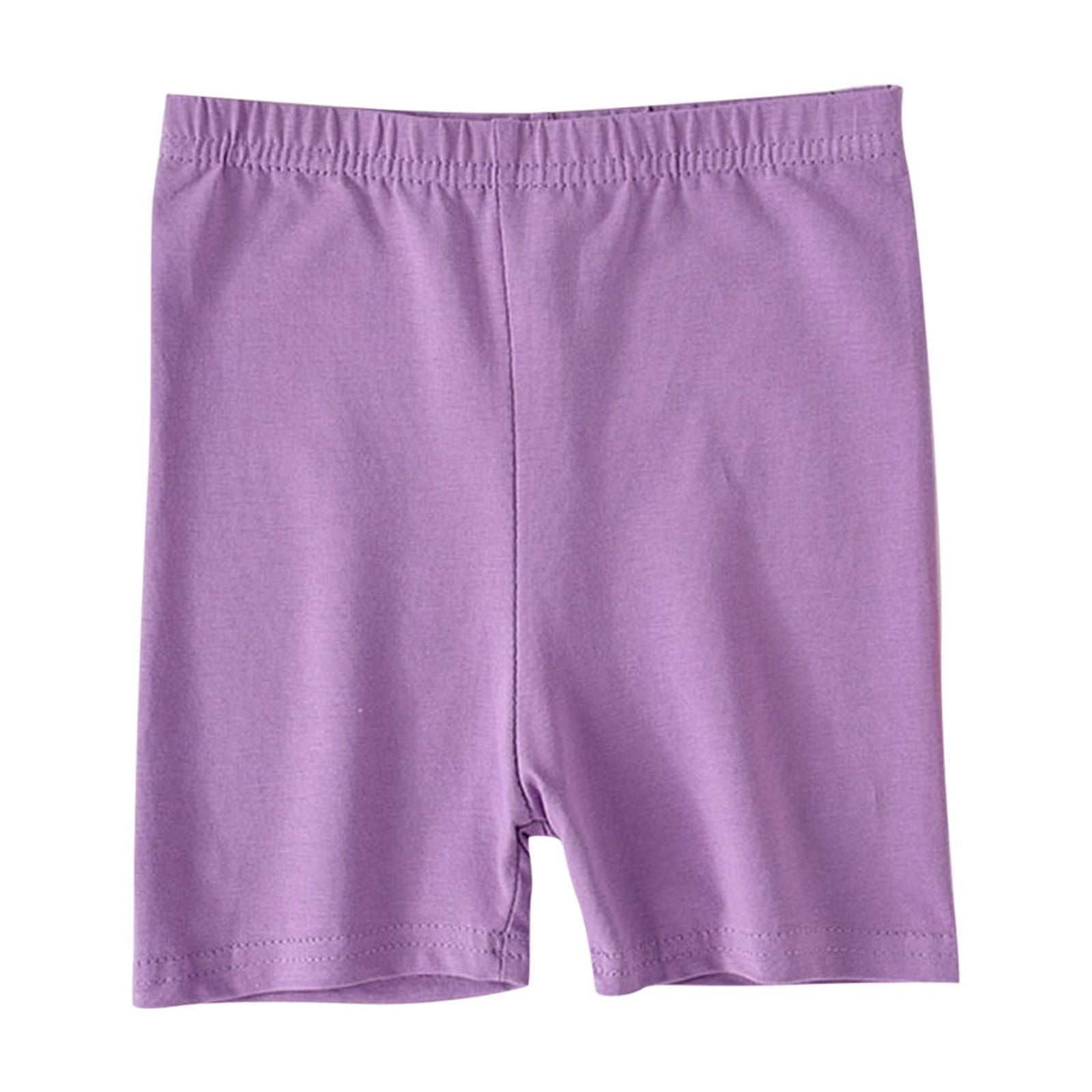 Favoffer Summer Girls Multicolor Basic Cotton Leggings Breathable High-Waisted Stretch Modal ...