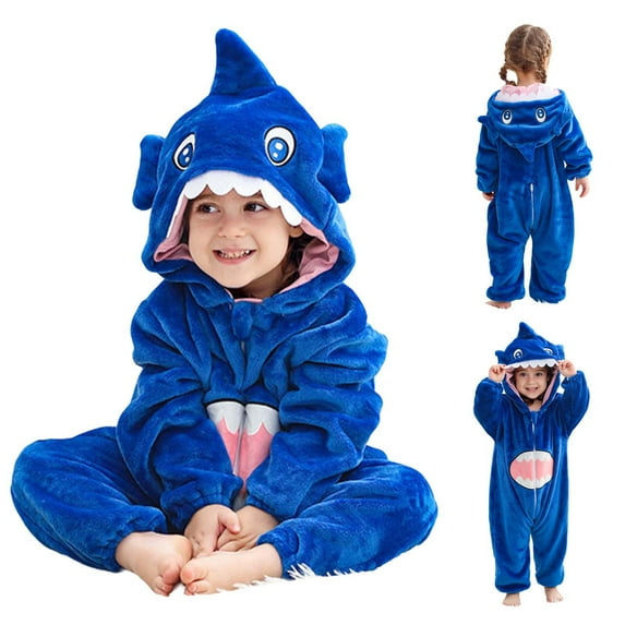 Favoffer Toddler Kids' Winter Animal Fleece Romper, Festive Piece for ...