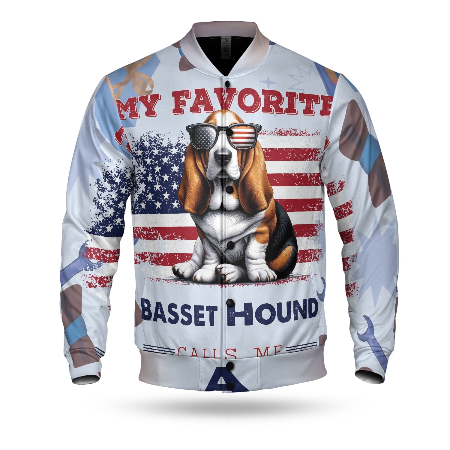 My Favorite Basset Hound Calls Me Dad. Happy Father's Day All Over ...