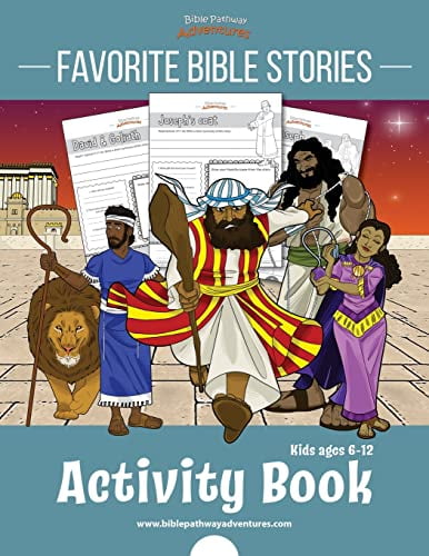 Pre-Owned Favorite Bible Stories Activity Book Paperback - Walmart.com