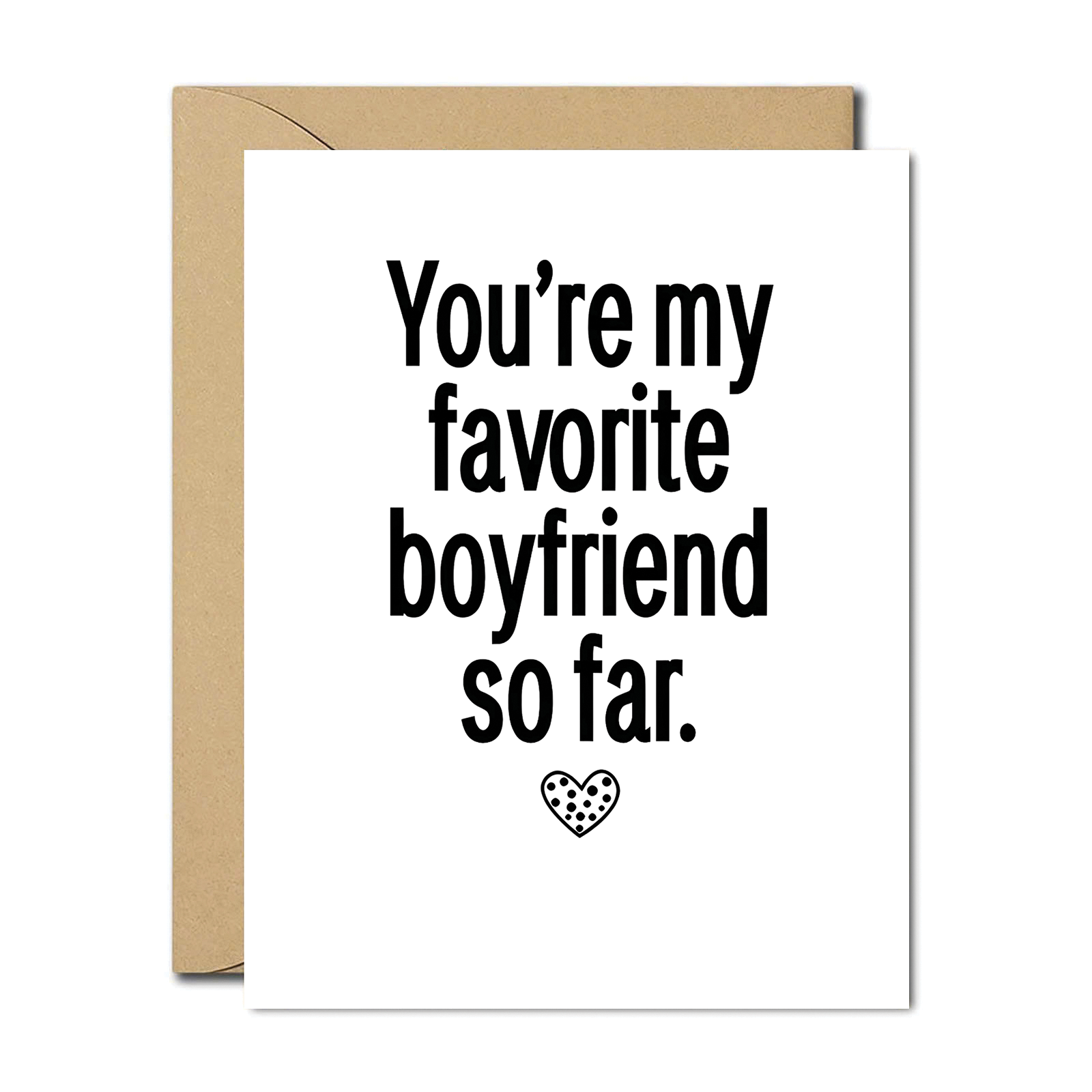 You're My Favorite Boyfriend Greeting Card – Humorous Love Card for Him ...