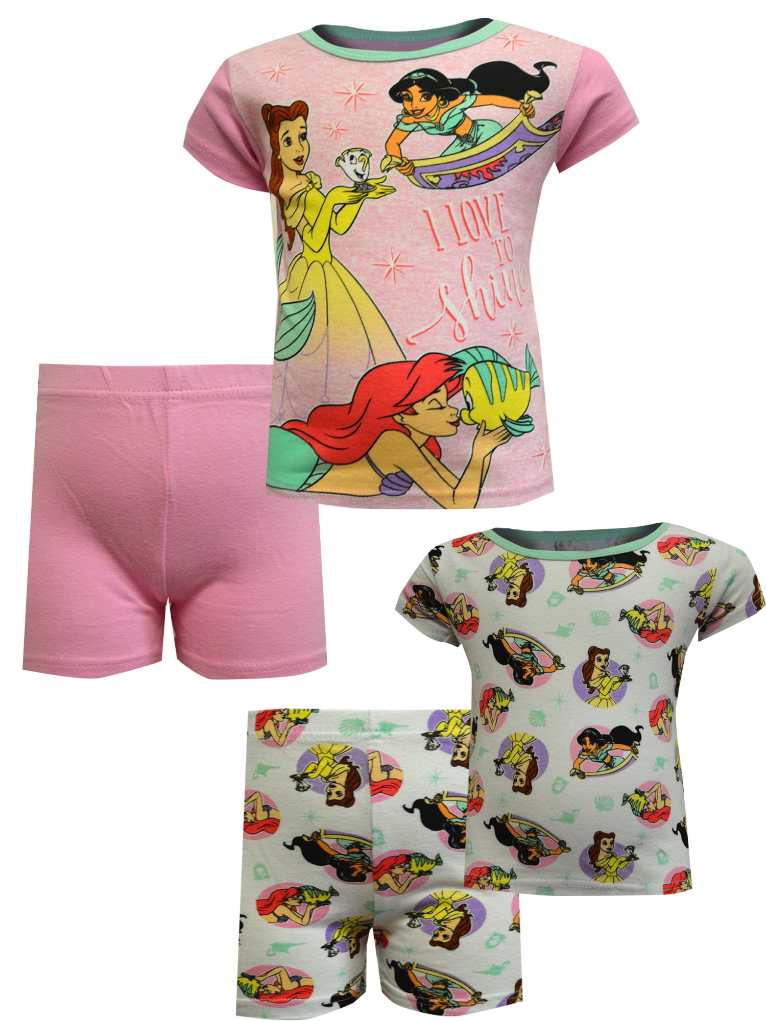 Favorite Characters Girls Disney Princesses I Love To Shine 4 Piece ...
