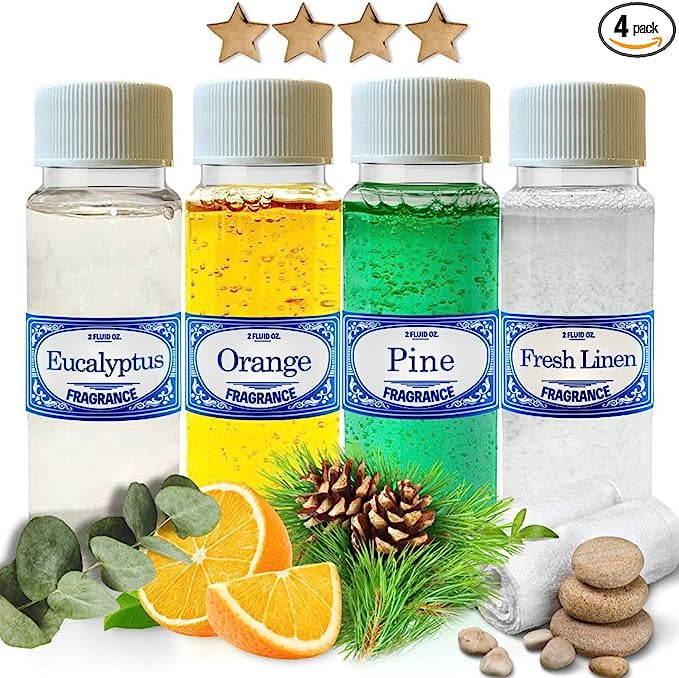 Favorite Concentrated Fragrances 2.0 fl oz Pack Fresh Linen, Eucalyptus ...