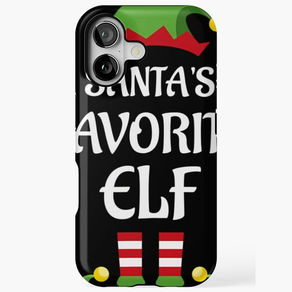 Favorite Elf Family Matching Holiday Celebration Art iPhone 17 to 11 ...