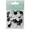 Le Bouton Clear 5/8" Round 2-Hole Buttons, 4 Pieces - Walmart.com