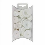 Favorite Findings Value Button Pack, White and Black Mix - Walmart.com