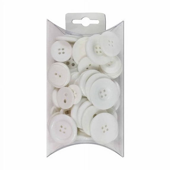 Favorite Findings Value Button Pack, White and Black Mix - Walmart.com