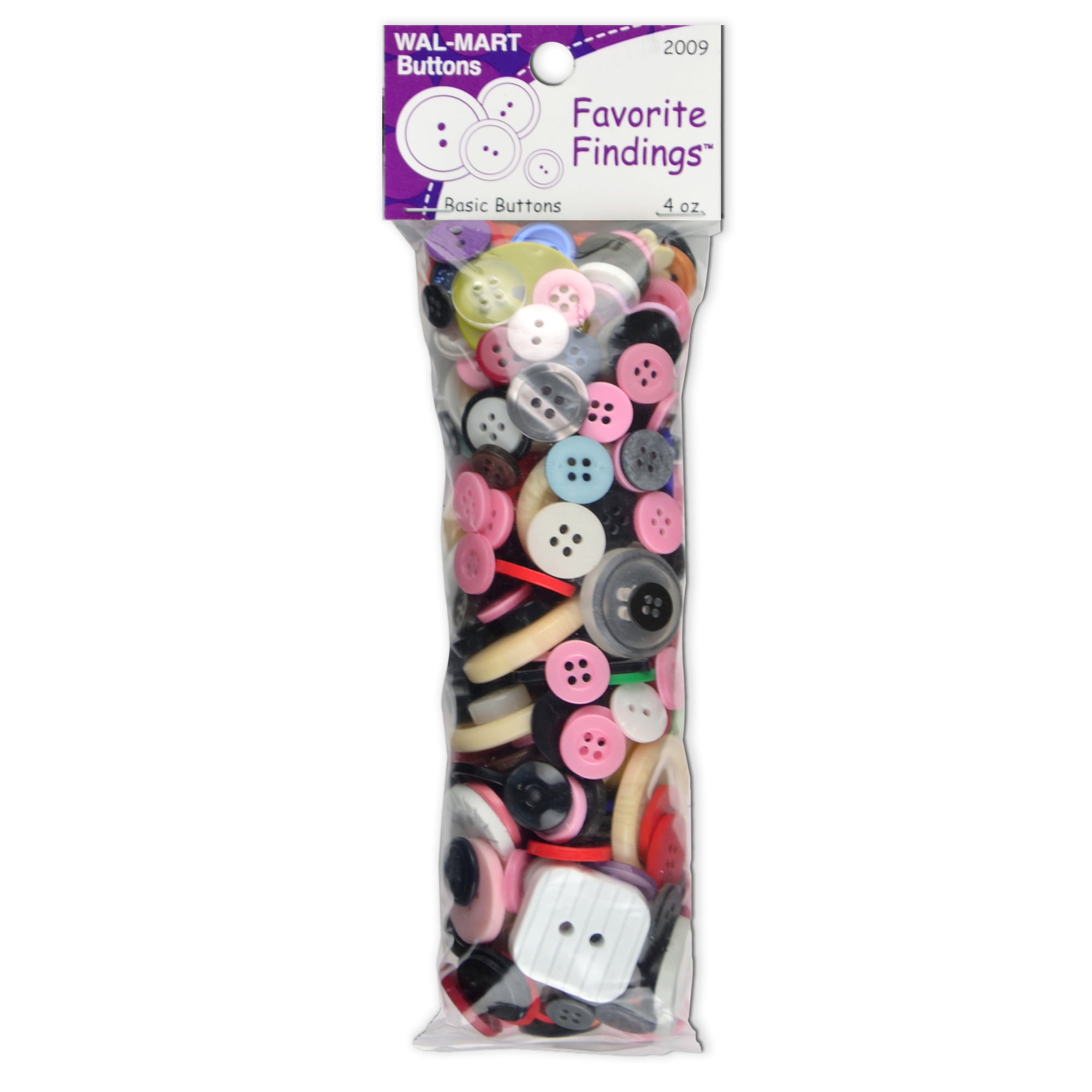 Favorite Findings Value Pack Of Buttons, 4 Oz. - Walmart.com
