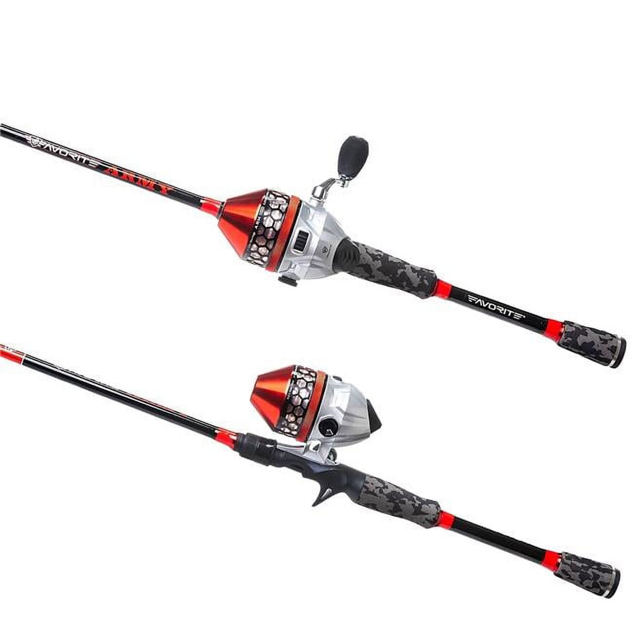 Favorite Fishing 6 ft. Army Casting Spinning Reel Combo - 2 Piece ...
