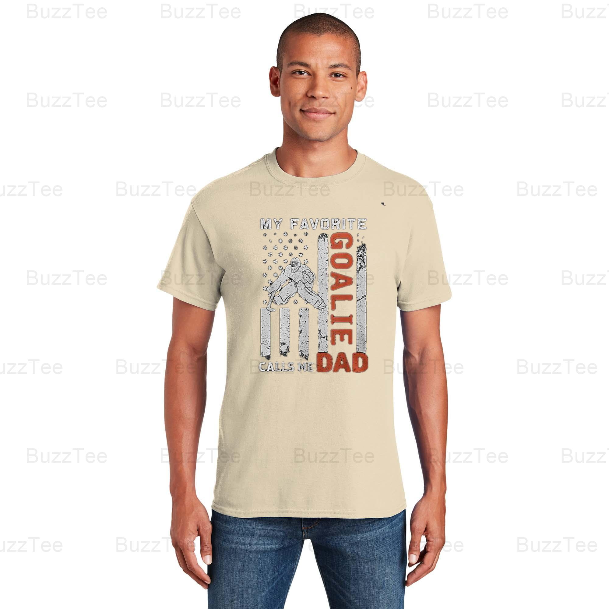 Favorite Goalie Calls Me Dad USA Father's Day Hockey Soccer T-Shirt ...